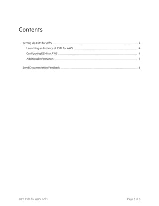 ESM 6.9.1 for AWS Setup Guide | PDF