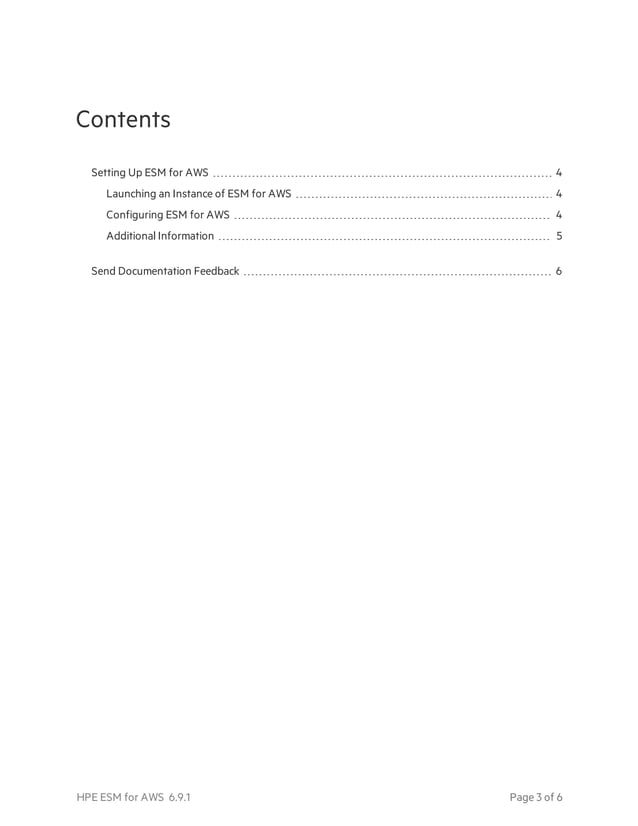 ESM 6.9.1 for AWS Setup Guide | PDF