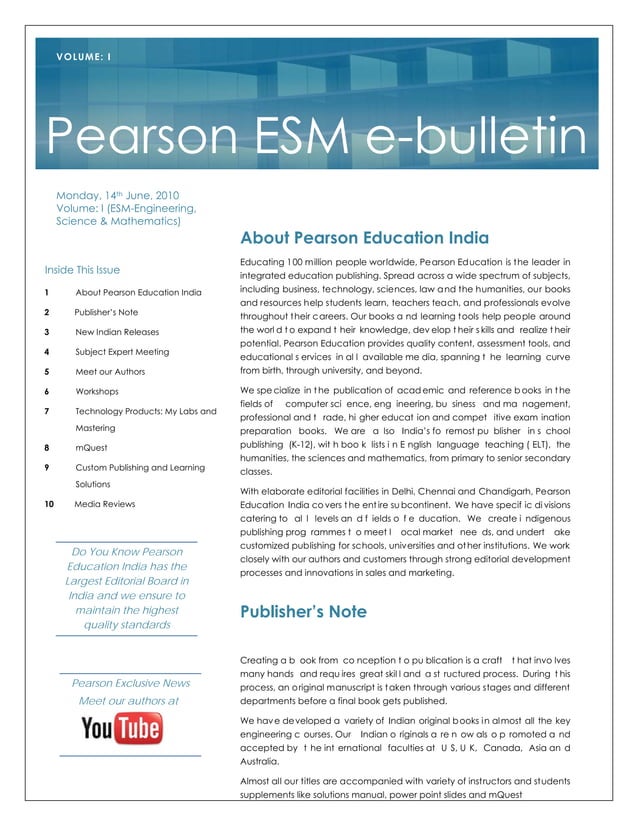 Esm e bulletin | PDF