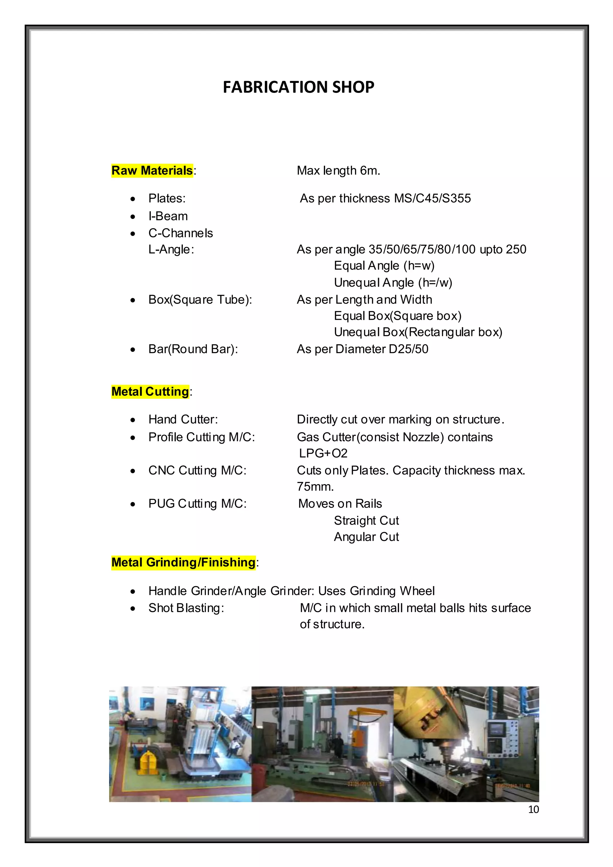 Internship Report (MEchanical Engg) by kalpesh pawar | PDF