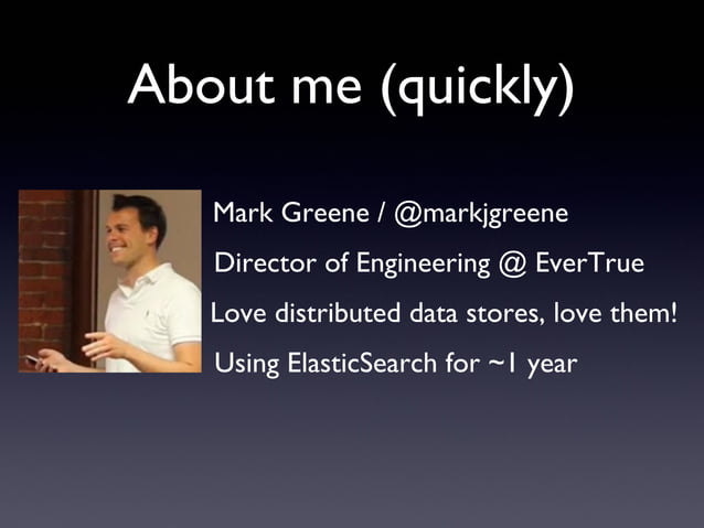 Building a CRM on top of ElasticSearch | PPT