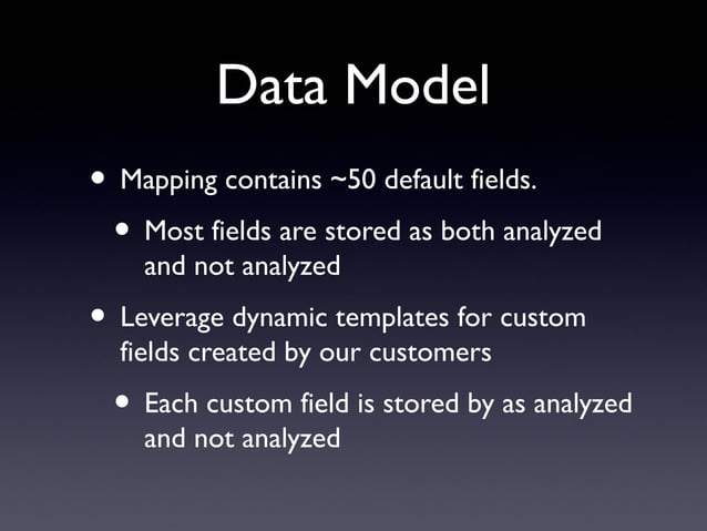 Building a CRM on top of ElasticSearch | PPT