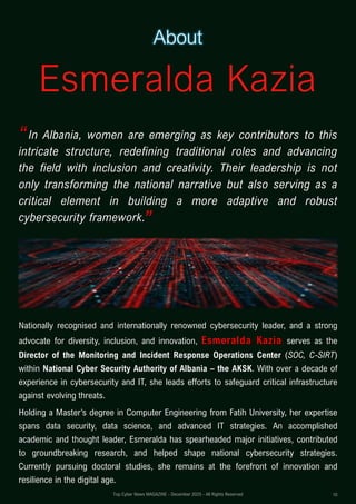 Esmeralda Kazia Top Cyber News MAGAZINE December 2025 | PDF
