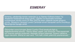 ESMERAY KİMDİR. | PPT