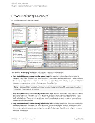 Firewall Monitoring 1.1 Security Use Case Guide | PDF | Computing ...