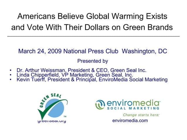 Esm Green Seal Power Point | PPT