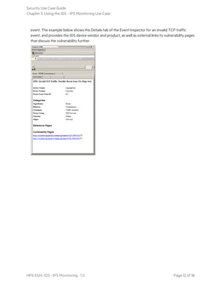 IDS - IPS Monitoring Security Use Case Guide | PDF