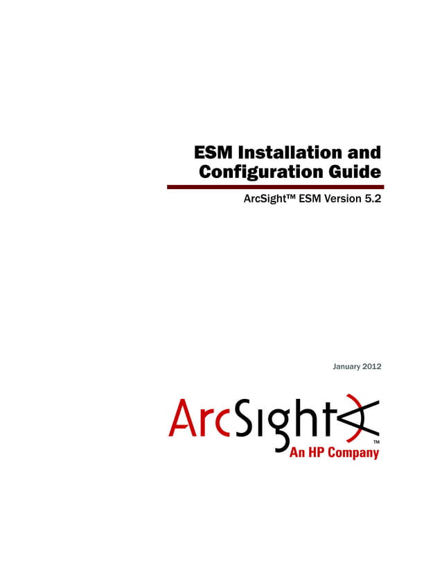Esm install guide_5.2 | PDF