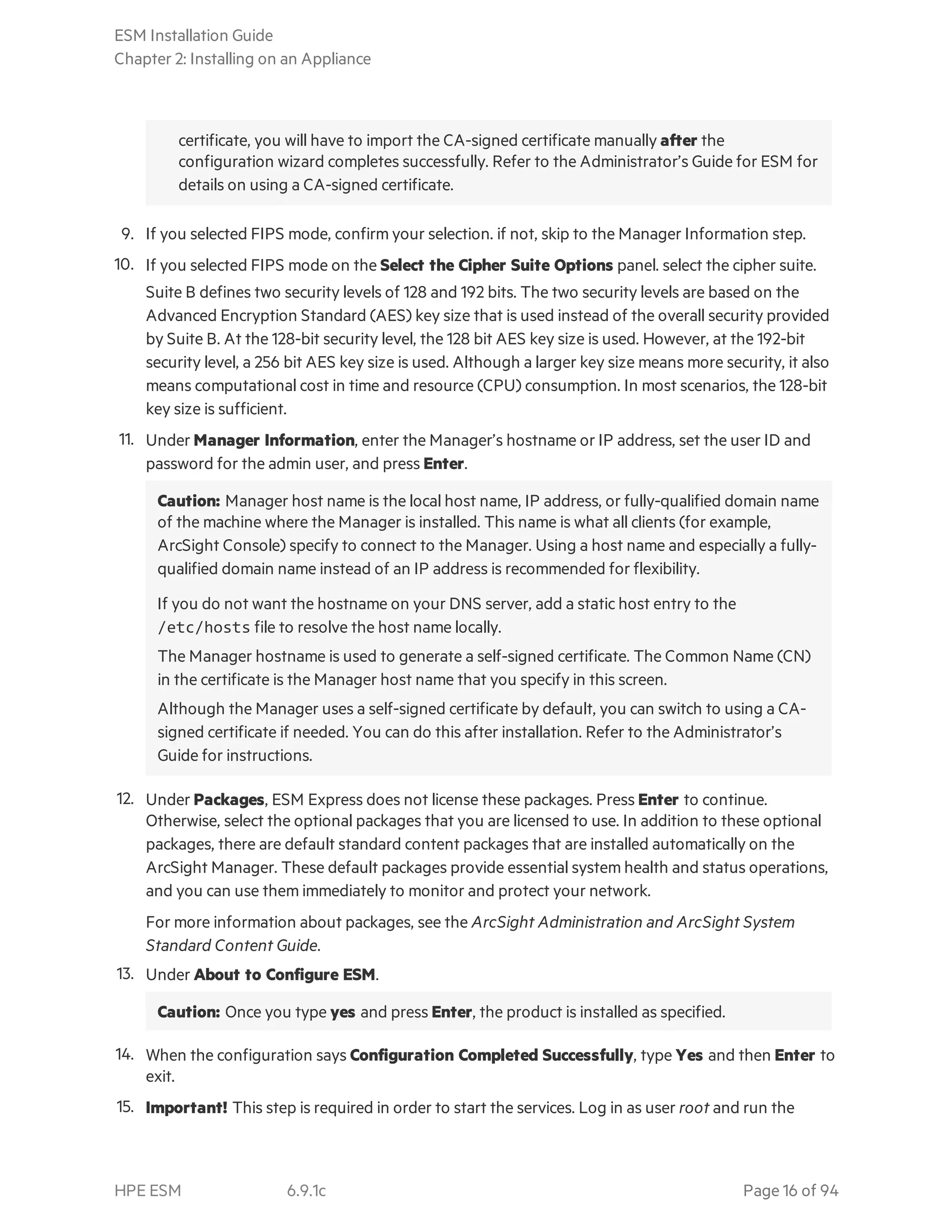 ESM Installation Guide (ESM v6.9.1c) | PDF