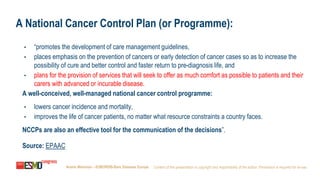 Supporting rare cancer patients' journey through national cancer ...