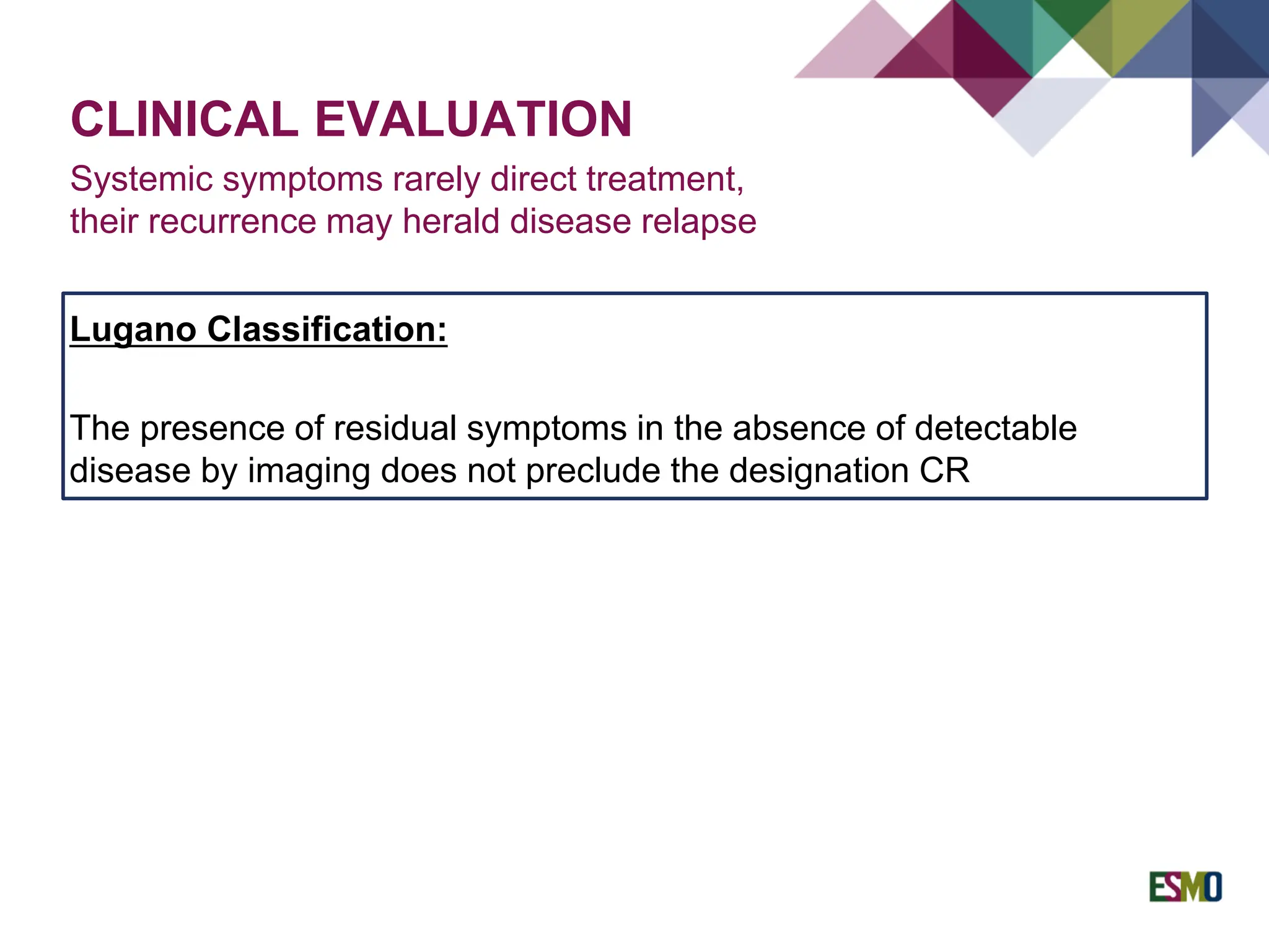 ESMO-E-Learning-The-Lugano-Classification-Recommendations-For-Hodgkins ...
