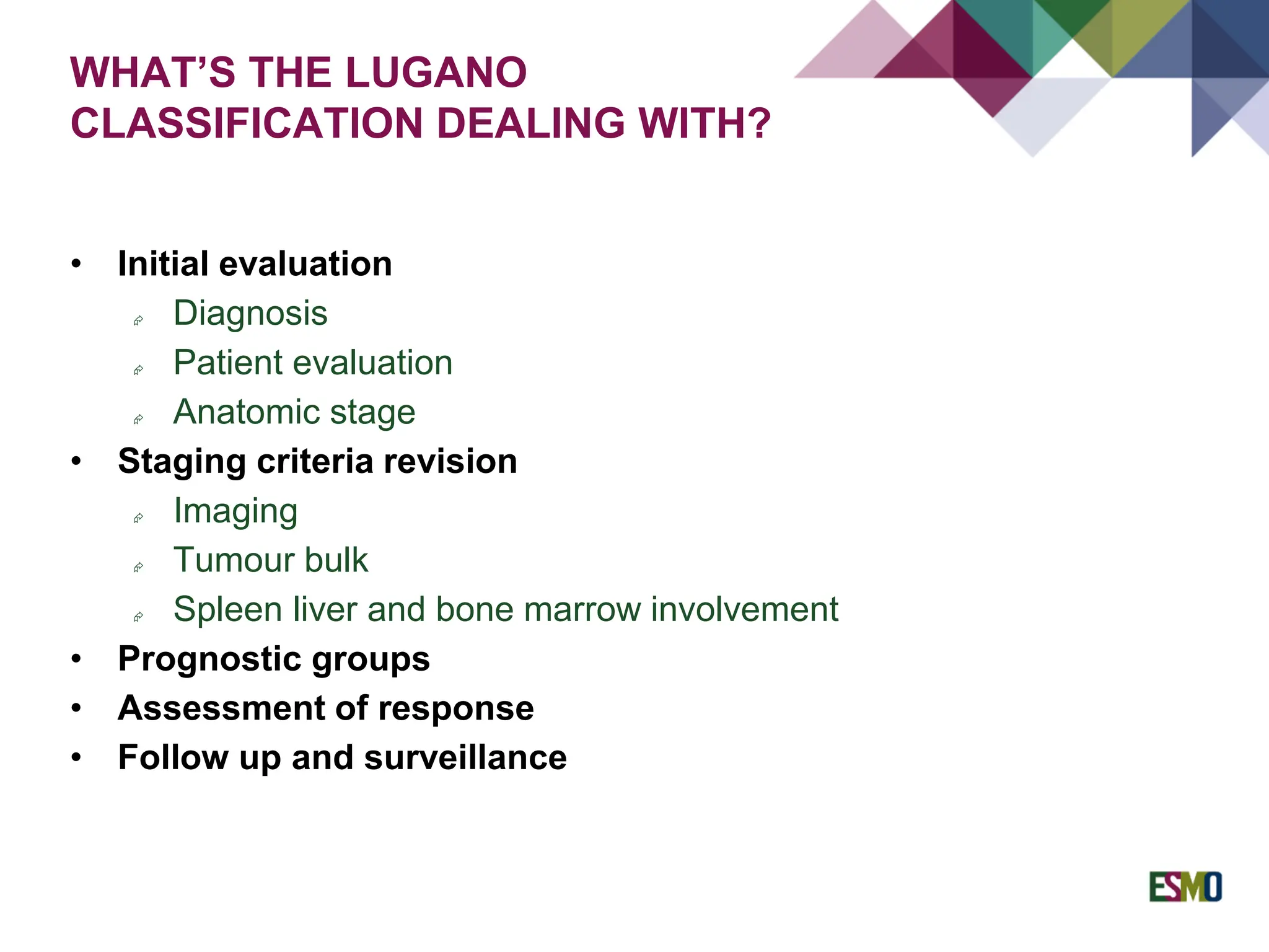 ESMO-E-Learning-The-Lugano-Classification-Recommendations-For-Hodgkins ...