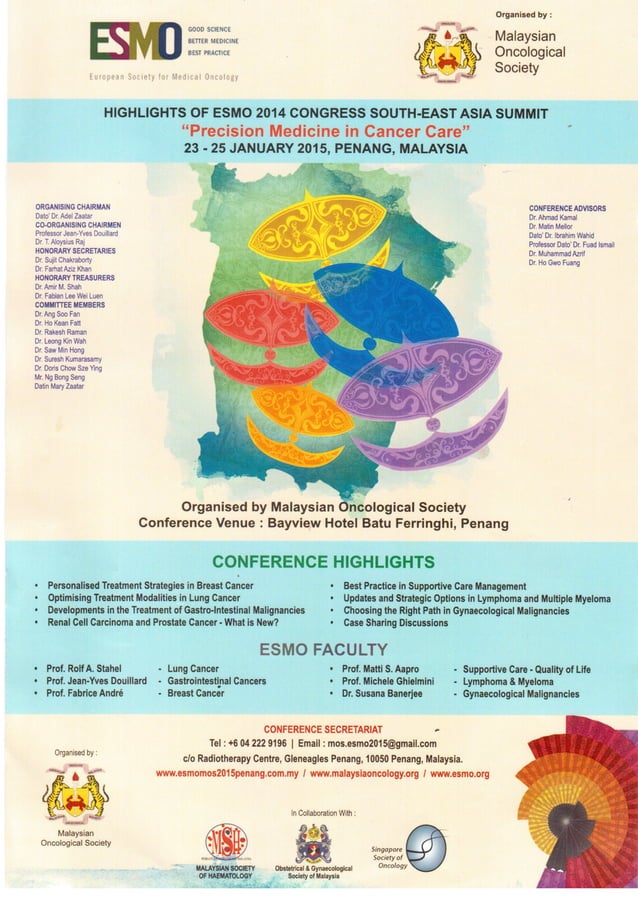 1st Joine ESMO-MOS Conference | PDF