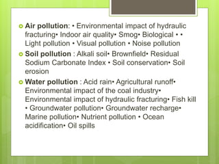 Environmental issues | PPTX