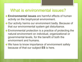 Environmental issues | PPT