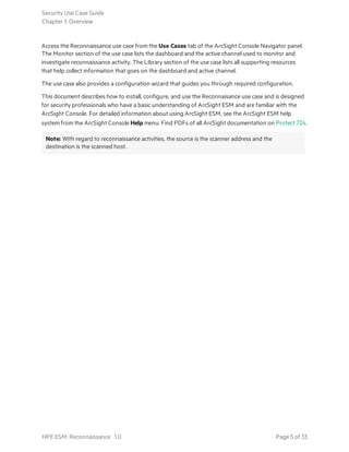 Reconnaissance Security Use Case | PDF