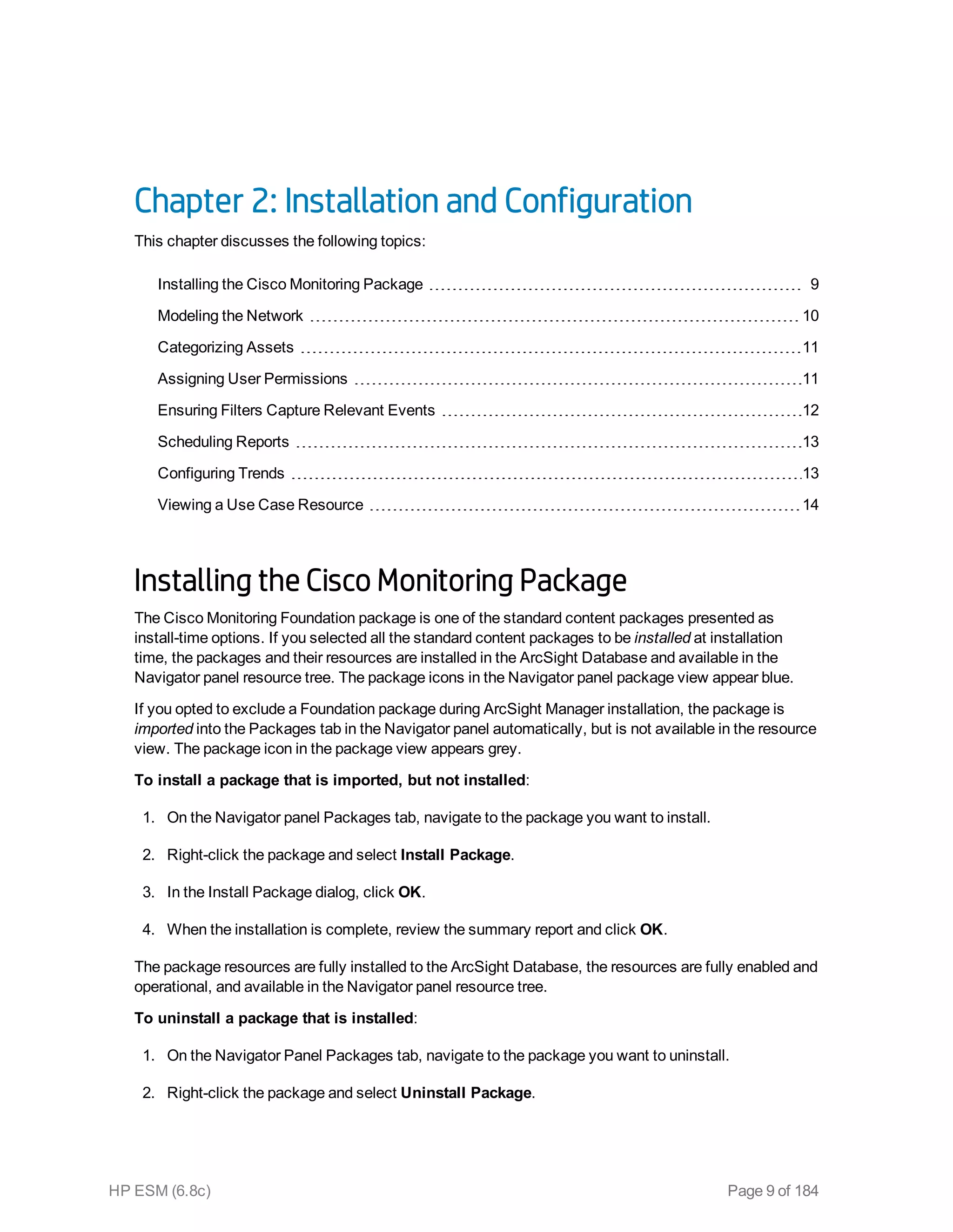 Cisco Monitoring Standard Content Guide for ESM 6.8c