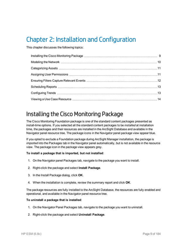 Cisco Monitoring Standard Content Guide for ESM 6.8c