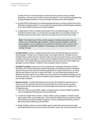 IPv6 Standard Content Guide for ESM 6.8c | Computer Networking | Computing