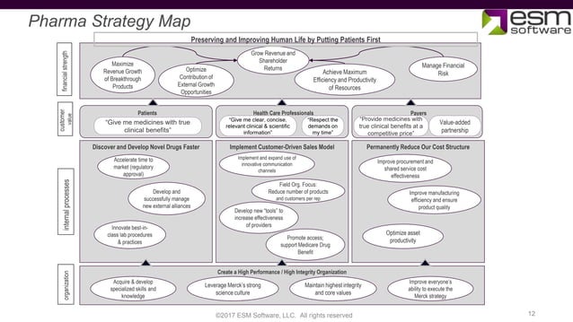 ESM Software - Healthcare Strategy Map Examples.pptx