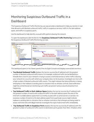 Suspicious Outbound Traffic Monitoring Security Use Case Guide | PDF