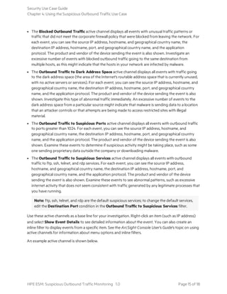 Suspicious Outbound Traffic Monitoring Security Use Case Guide | PDF