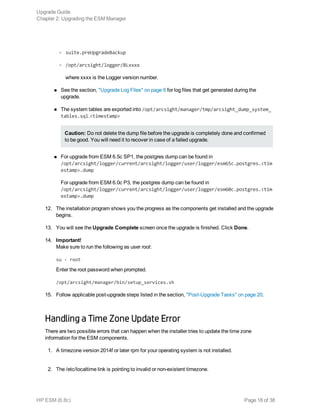 Upgrade Guide for ESM 6.8c