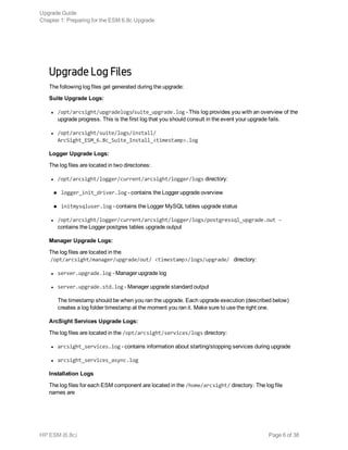 Upgrade Guide for ESM 6.8c