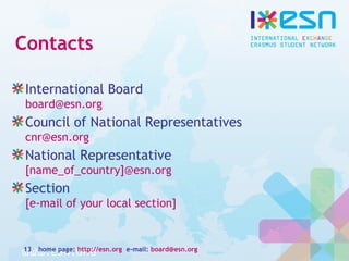 Esn generalpresentation sept2009 | PPT