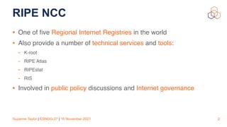 The Internet Landscape in Spain as Seen by the RIPE NCC | PPT