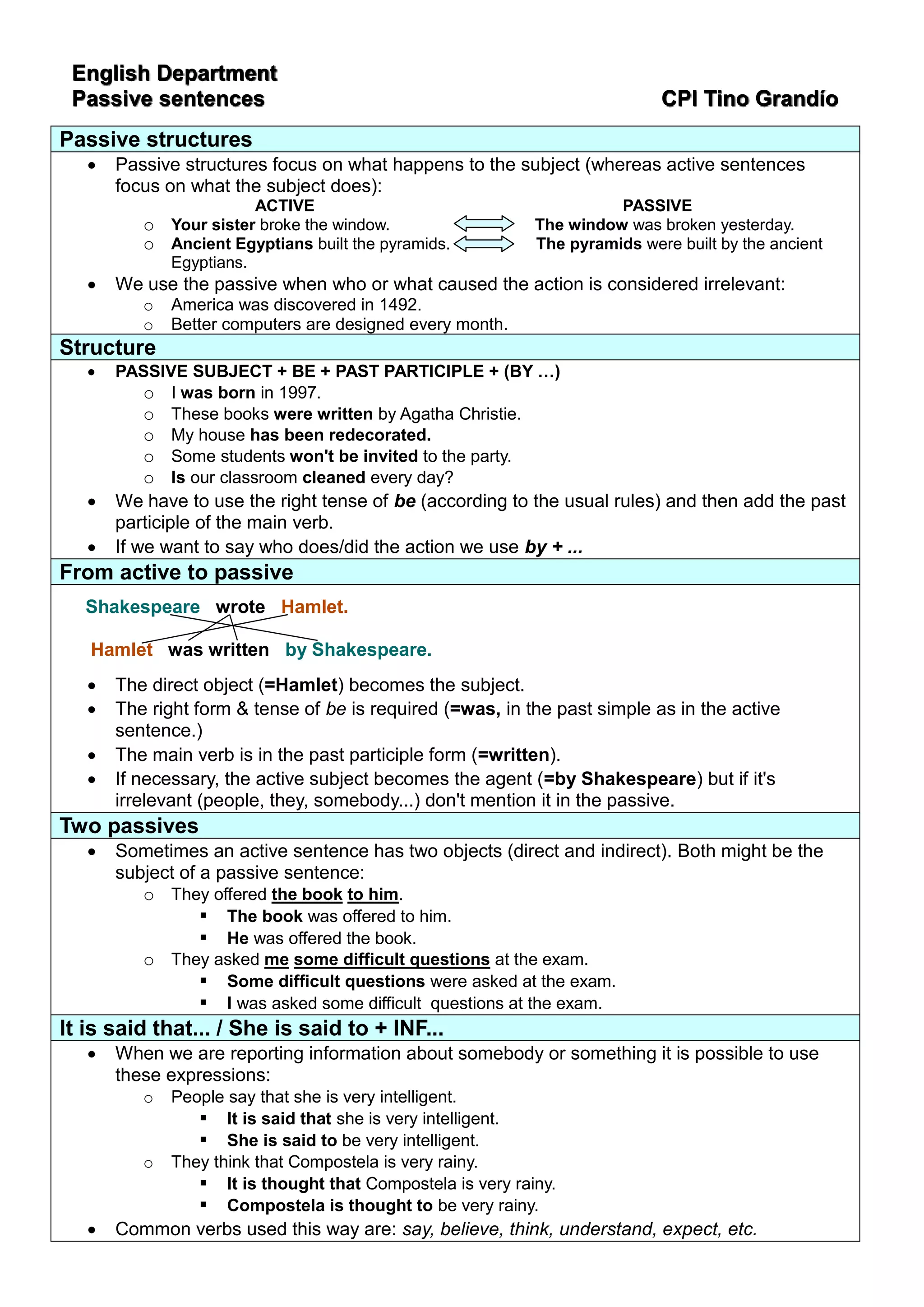 Passive structures | PDF