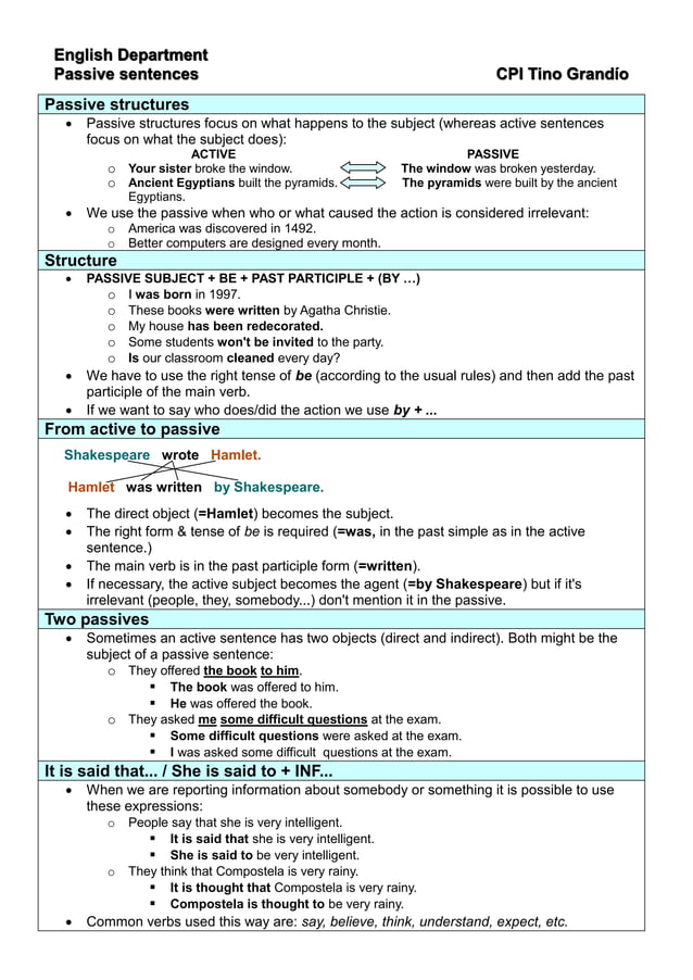 Passive structures | PDF