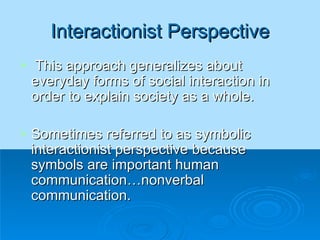 Major Theoretical Perspectives in Sociology | PPT