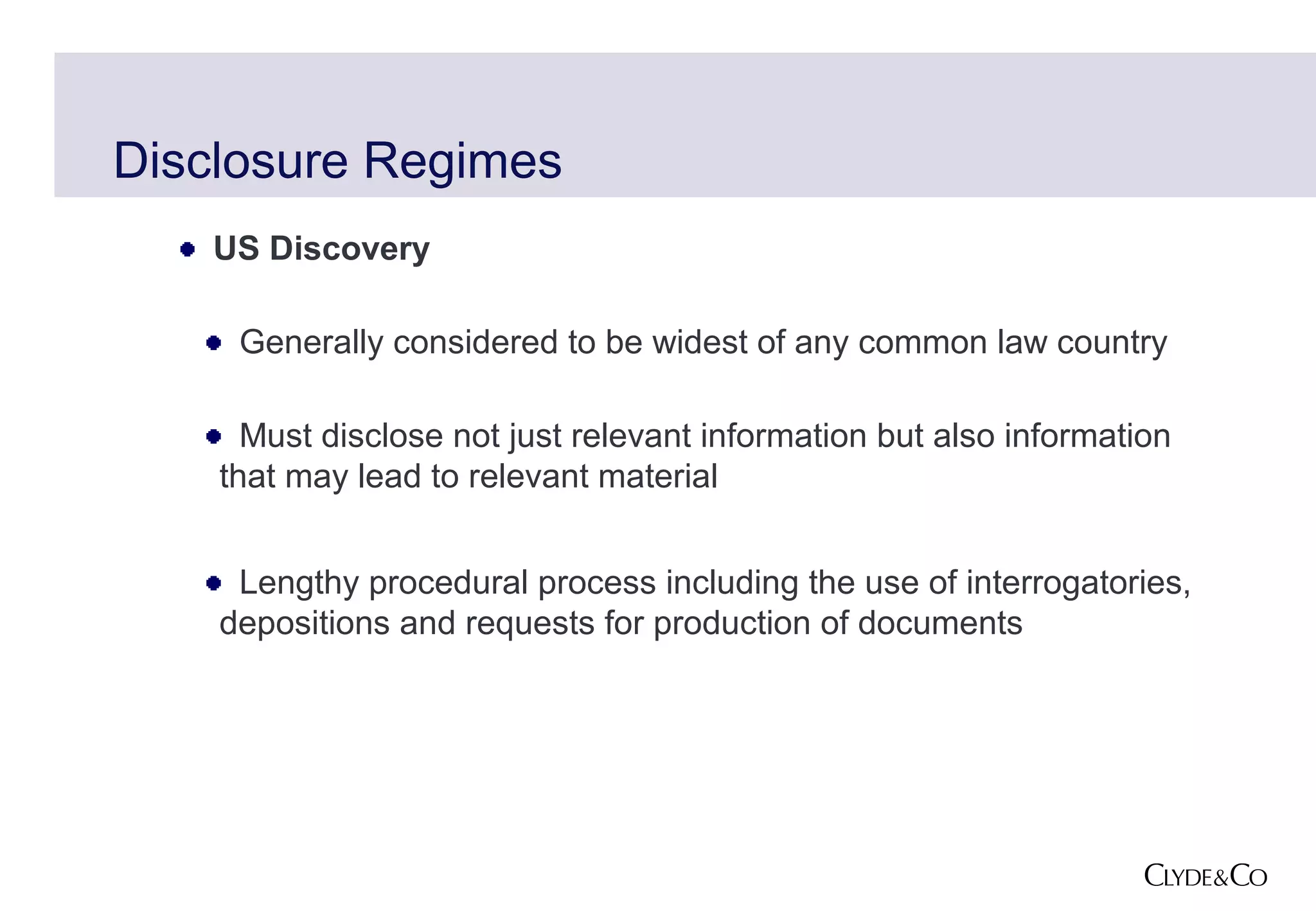 Introduction to Disclosure | PPT