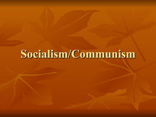 socialism | PPT