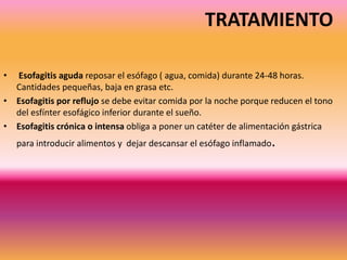 Esofagitis | PPTX
