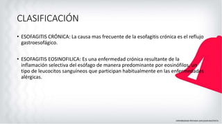 Esofagitis aguda inducida por doxiciclina | PPTX