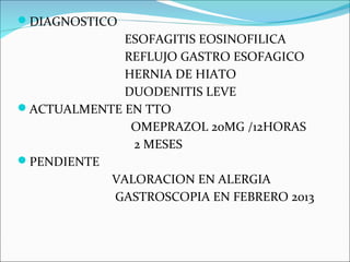 Esofagitis eosinofilica | PPT