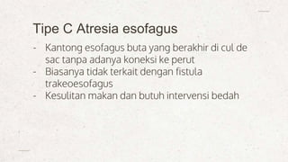 Esofagografi pada Atresia Esofagus (Tinjauan Pustaka) Matthew ...