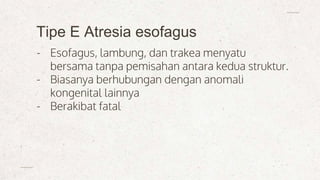 Esofagografi pada Atresia Esofagus (Tinjauan Pustaka) Matthew ...