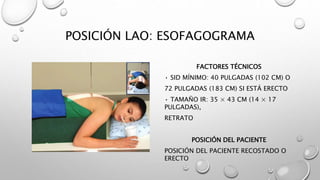 Esofagograma (bs) | PPTX
