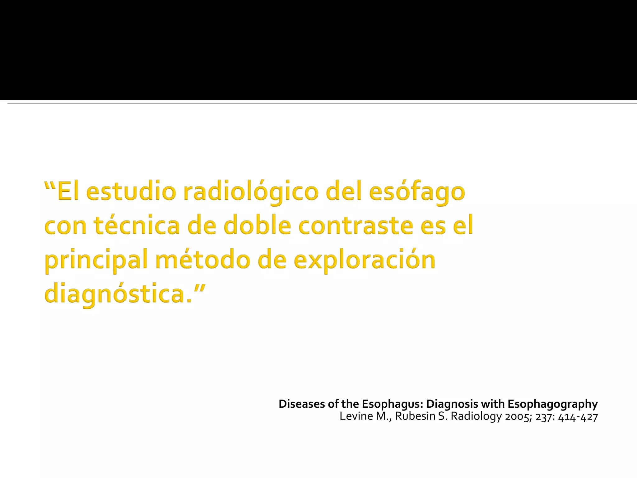 Esofagograma | PPT