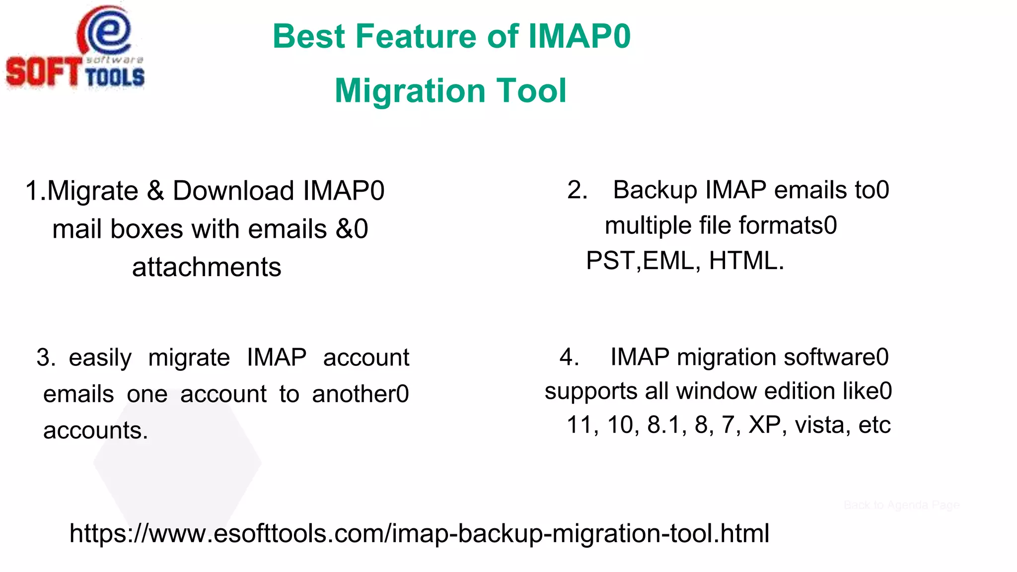 eSoftTools IMAP backup and migration software.doc