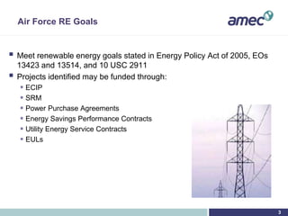 ESOH Renewable Energy Enterprise Wide USAF | PPT | Home Appliances ...