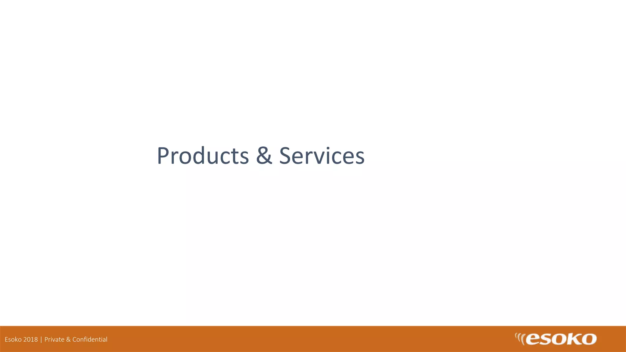 Esoko company overview 2018 | PPT | Free Download