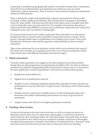 Esol Qualifications Report | PDF