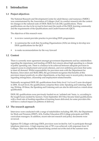 Esol Qualifications Report | PDF | Educational Assessment | Education