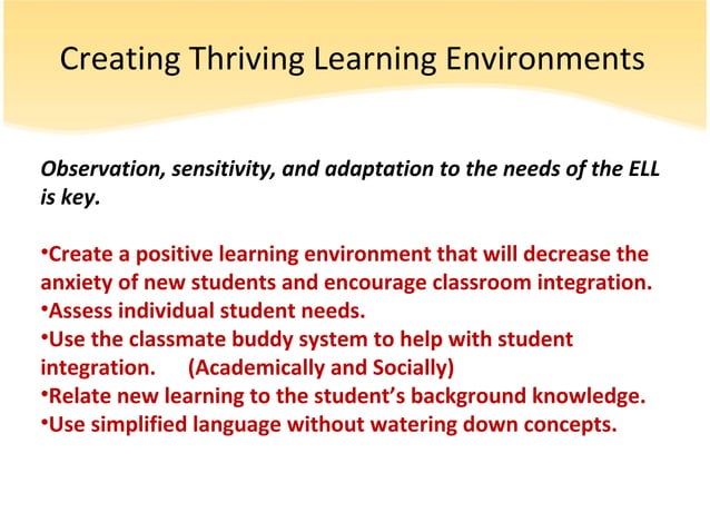 ESOL Differentiated Instruction Presentation | PPT