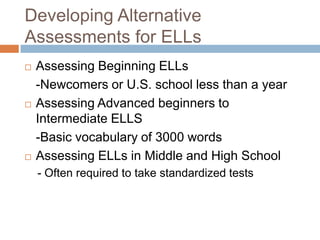 Esol class presentation | PPTX | Educational Assessment | Education