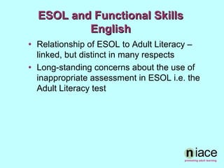 ESOL for unemployed learners - implications and developments | PPT